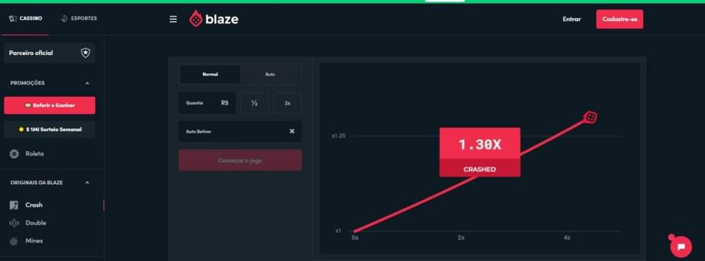 Jogo Blaze Crash | Como Jogar e Código promocional [2025]