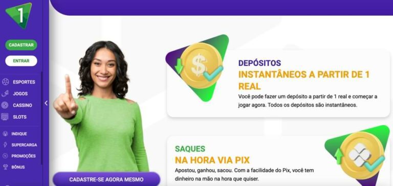 Aposta 1 | Análise do Cassino e Apostas + Bônus 2024