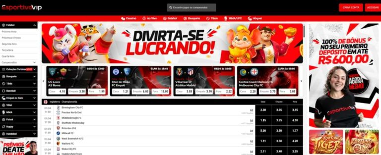 Aposta Esportiva VIP - Informações e Dados Completos